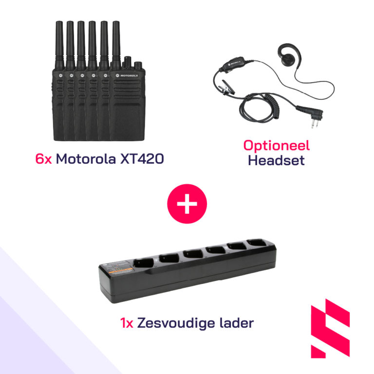 Motorola XT420 Portofoon Set - Comfective